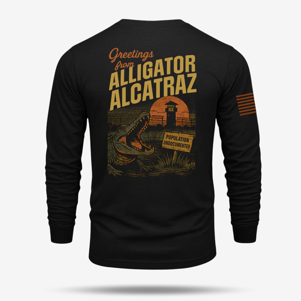 Alligator Alcatraz Long Sleeve – Iron Oath Apparel