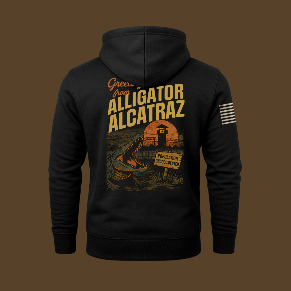 Alligator Alcatraz Hoodie – Iron Oath Apparel