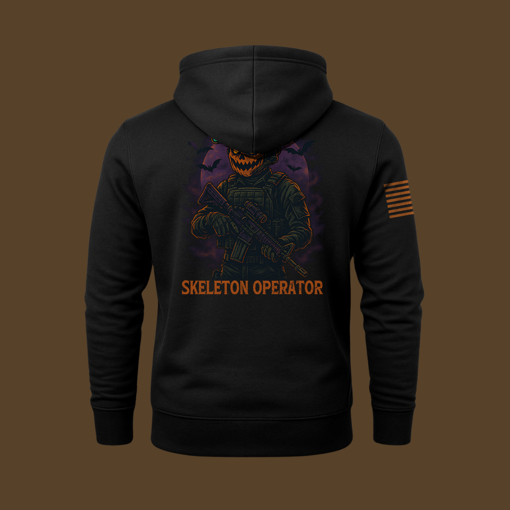 Skeleton Operator Hoodie – Iron Oath Apparel